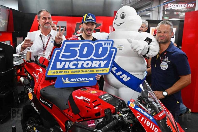 500η νίκη για τη Michelin με Bagnaia και βροχή ρεκόρ κάτω από τον ήλιο ...